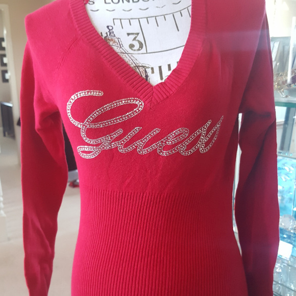 Guess | Sweaters | New Red Guess Sweater | Poshmark